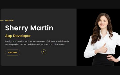 sherry portfolio bootstrap 5 html template