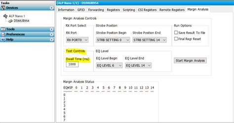 Ds90ub954 Q1 Margin Analysis Program Interface Forum Interface Ti E2e Support Forums