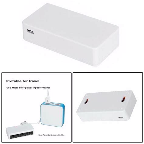 5 Ports Mini Ethernet RJ45 10 100Mbps Network Swit Grandado