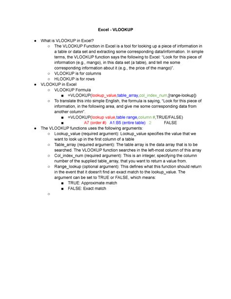 Excel Notes Vlookup Prof Lawrence Aikins Excel Vlookup What Is Vlookup In Excel The