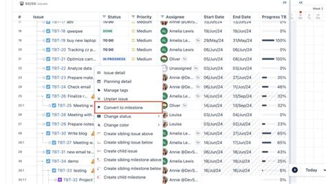 Sprint Project Management In Gantt View With Proscheduler For Jira Teamboard Resource