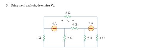 solved using mesh analysis determine vo this is my