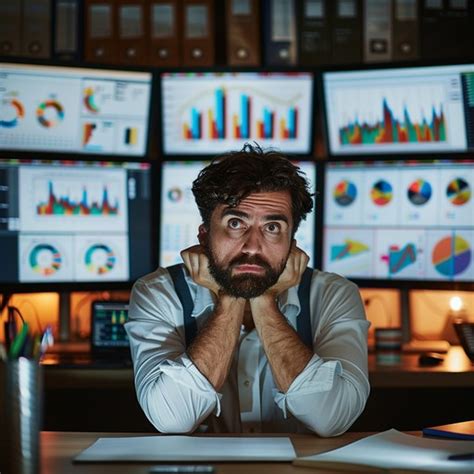 Free Overwhelmed Data Analyst Image Download At Stockcake