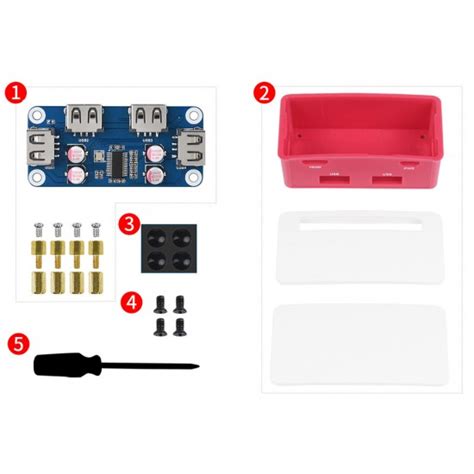 Buy USB HUB BOX For Raspberry Pi Zero Series X USB Ports Online In India At HUBTRONICS In