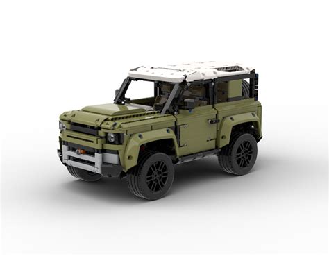 Lego Moc Motorised Defender V6 By Gamayun Rebrickable Build With Lego