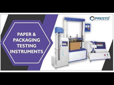 Strength Packaging With Quality Of Paper Testing Instruments