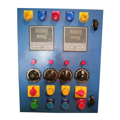 Three Phase 415 V Paper Plate Machine Electric Control Panel Upto 2000