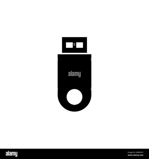 Usb Icon Vector Flash Disk Icon Vector Stock Vector Image And Art Alamy