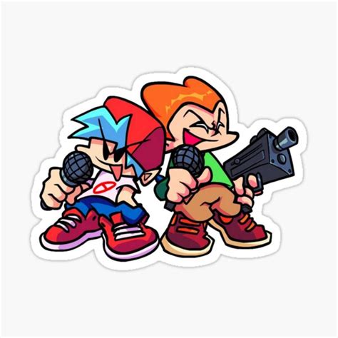 Boyfriend Pico Duet Friday Night Funkin Sticker For Sale By