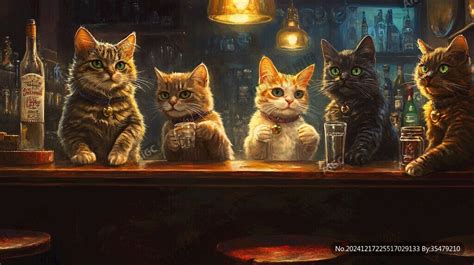 Ai创作图多只猫插画 猫咪咖啡师插画设计 猫咪咖啡店 猫咪主题餐厅 站着排队喝咖啡的猫 猫咪系列插画 宠物猫咖啡店 猫咪插画合集 猫主题咖啡馆 猫咪主题店 猫主题餐厅 猫主题店 猫主题咖啡店