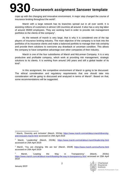 coursework assignment template