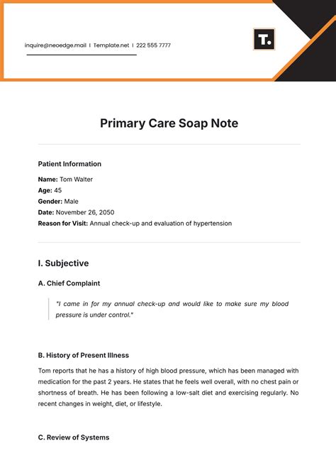Free Printable Dental SOAP Note Template To Edit Online