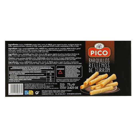 Pico Barquillos Delicious Wafer Rolls Filled With Turron Buy