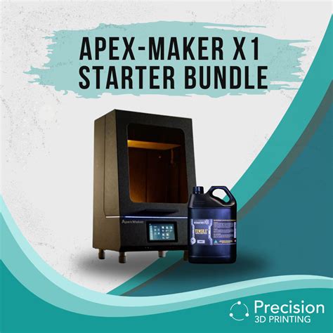Apex Maker X1 Starter Bundle Precision 3d Printing Australia