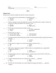 BSIT QUIZ Copy Rtf Name Course Yr Sec Date Quiz Multiple Choice Identify The Choice