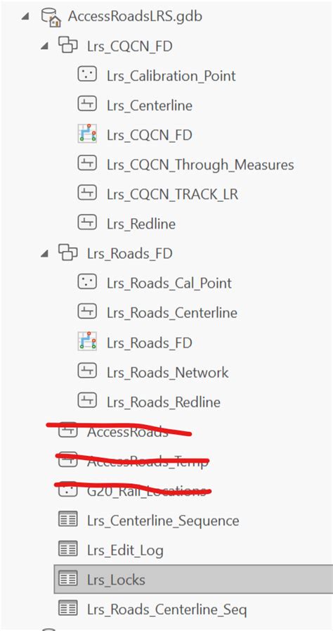 Solved Workspace With More Than One Lrs Feature Dataset Esri Community
