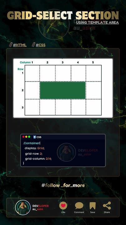 Css Grid Selection Html Css Css3 Javascript Coding Webdevelopment