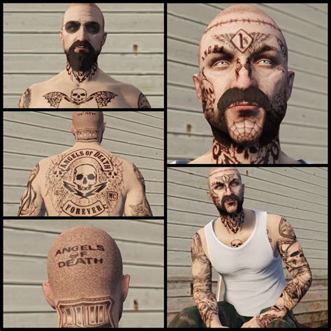 Angels Of Death Tattoo Pack Gta 5 Mod