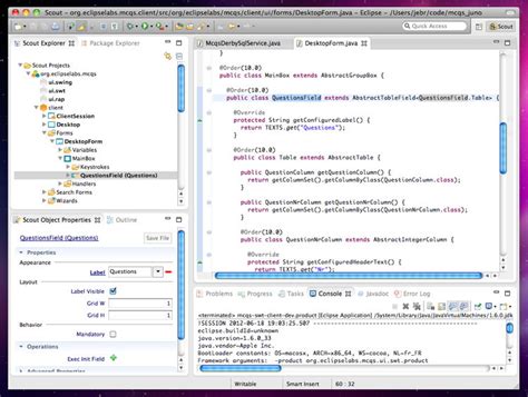 Eclipse Scout Fait Pour Les Applications Dentreprises Jmini Dev