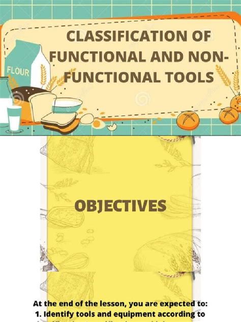 Classification Of Functional And Non Functional Tools Pdf