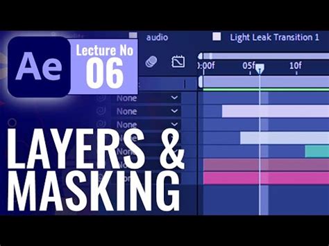 After Effects Course For Beginners Layers Masking Parenting YouTube