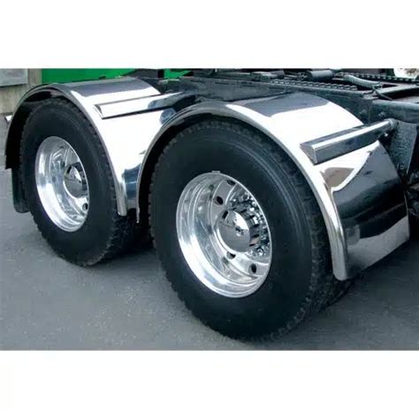 Stainless Steel 80 Single Axle Fenders 75 Chrome Shop