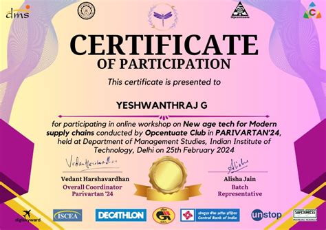 Attended Opcentuate Workshop On New Age Tech Yeshwanthraj G Posted On