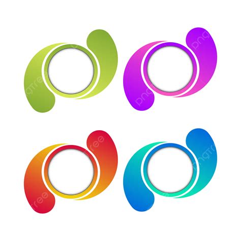 Modern Text Box Template With Circle Element Vector Circle Textbox