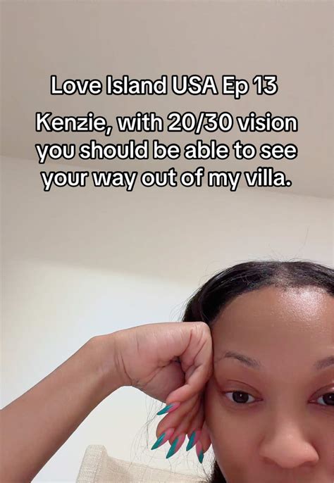 Kenzie 2030 Vision — Love Island Usa Ep 13 Highlight Tiktok