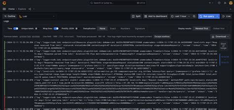 kubernetes logging using grafana loki