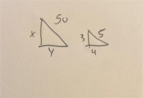 solved whats the formula to find a missing side of a 3 4 5