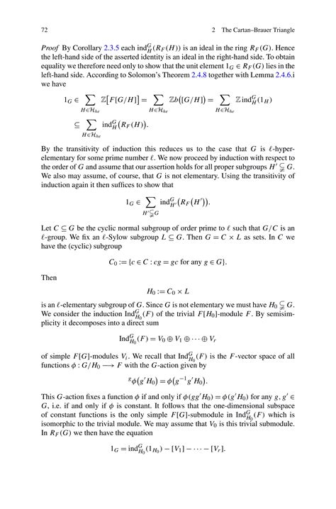 Modular Representation Theory Of Finite Groups Pdf