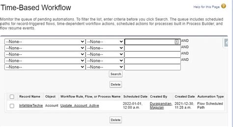 Time Based Action In Salesforce Flow Infallibletechie