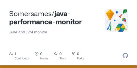 Github Somersamesjava Performance Monitor Java And Jvm Monitor