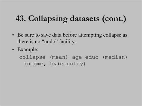 Ppt An Introduction To Stata For Economists Part I Data Management