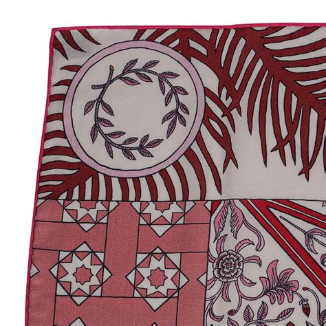 Hermes Shawl La Danse Des Amazones Vieux Rose Gris Blanc Cashmere