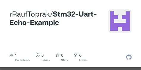 Github Rrauftoprak Stm Uart Echo Example