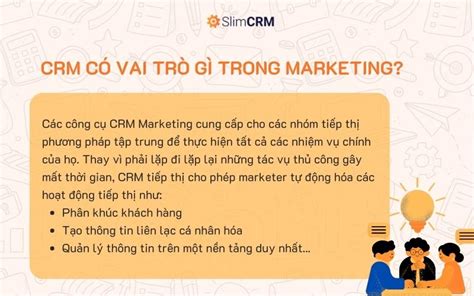 CRM Marketing là gì Cách tận dụng CRM đột phá chiến lược tiếp thị