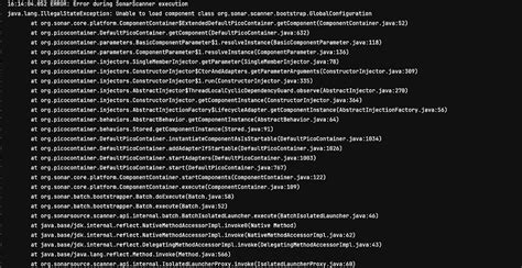 Unable To Load Component Class Orgsonarscannerbootstrap