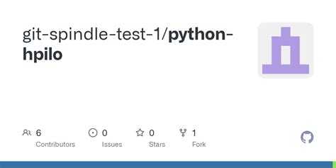 GitHub Git Spindle Test 1 Python Hpilo