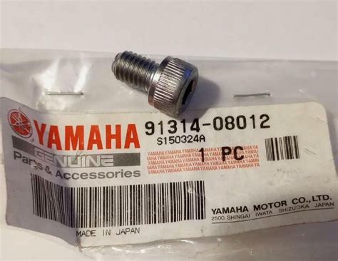 Nos Yamaha Midnight Star Xv1600 Xv1700 Warrior Meter Bolt 91314 08012