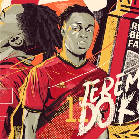 500x500 Resolution Jeremy Doku Digital Art 500x500 Resolution Wallpaper