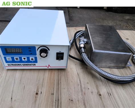 Degrease Submersible Ultrasonic Transducer Generator With Flexible Cable 20khz Ultrasonic Transducer