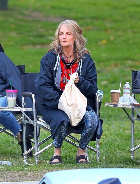 Helen Hunt On The Set Of Blindspotting At A Park In Los Angeles 0215