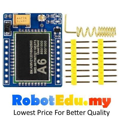 A6 Mini Serial Gprs Gsm Module Arduino Wireless Control Sms Call Lazada