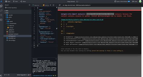 failed to parse source for import stackblitz fresh install · issue 241