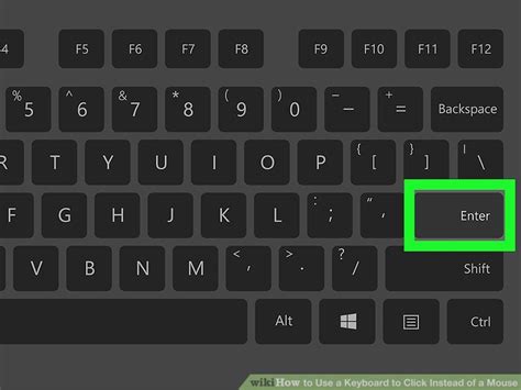 How To Use A Keyboard To Click Instead Of A Mouse With Pictures