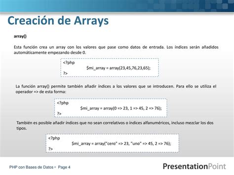 Ppt Php Con Bases De Datos Powerpoint Presentation Free Download