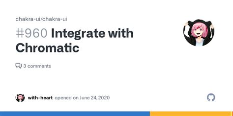 Integrate With Chromatic Issue Chakra Ui Chakra Ui GitHub