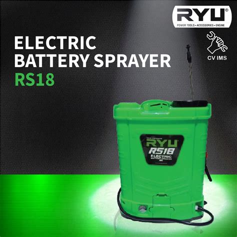 Jual Mesin Semprot Pertanian Sprayer L Electric Ryu Baterai Saja Shopee Indonesia